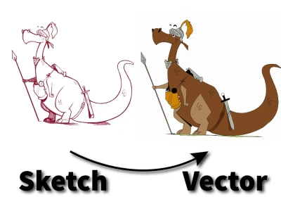 A converted logo or image in vector format | Upwork