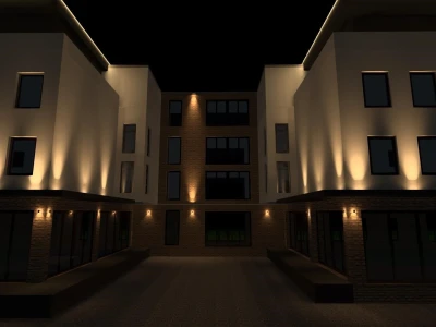 Dialux lighting project with 3D rendering, layouts and photometric ...