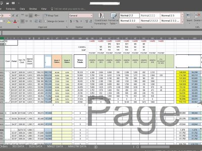 A fully developed spreadsheet to meet your needs. | Upwork