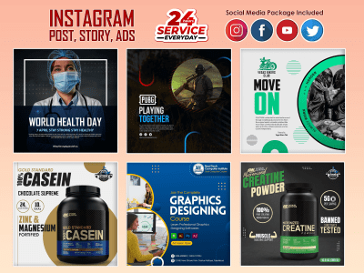 Awesome Instagram and Facebook posts designs | Upwork