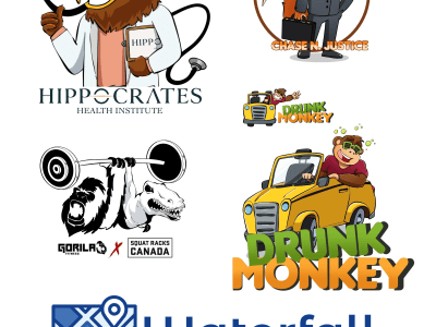 A unique logo design with a cartoon character incorporated | Upwork