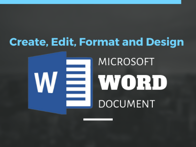 A professionally formatted and designed Microsoft Word document | Upwork