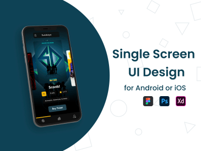 A single screen UI design for android or ios | Upwork