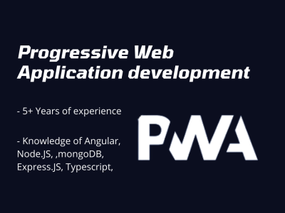 Progressive web application development. | Upwork