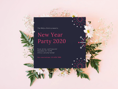 An eye-catching invitation card design for your event | Upwork