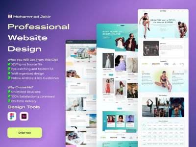 Professional Web and Landing Page UI/UX Design | Upwork