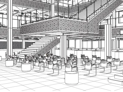 A 3D Revit model form CAD | Upwork