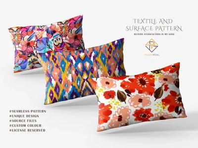 Custom seamless floral, abstract and other textile surface patterns | Upwork