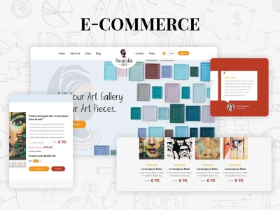 Complete e-commerce Web UI design with UI kit | Upwork