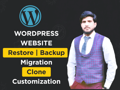 WordPress website Restore | Backup | Migration | Clone | Customization | Upwork