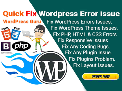 Fix wordpress bug, error or technical problem within 1 hour | Upwork
