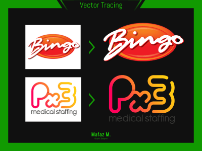 All vector formats of your logo/image | Vector tracing | Upwork
