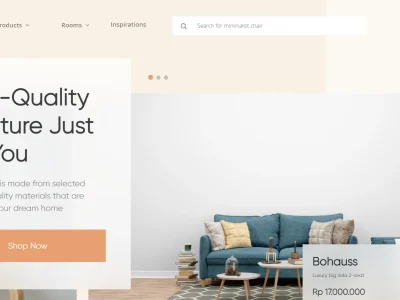 Landing page template for Ecommerce build with reactjs | Upwork