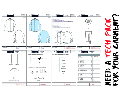 A professional design Tech pack for your Brand clothing collection | Upwork