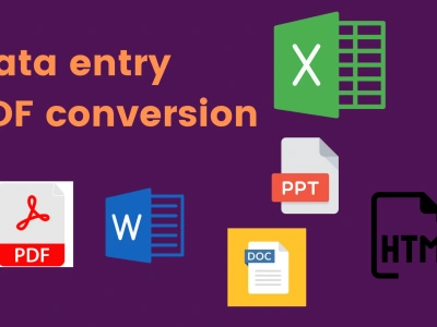 Data entry and PDF conversion services | Upwork