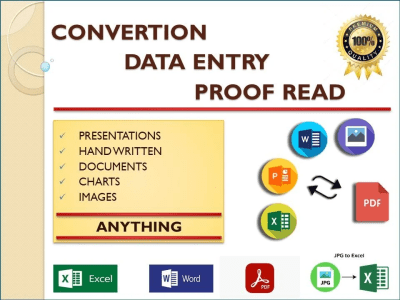 A Specialized Data Entry Operator | Upwork