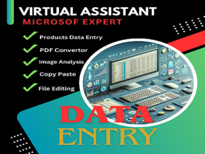 Quickly inputting data, copying and pasting, manually typing, file editing. | Upwork