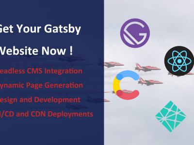 JAMstack Site using ReactJs, GatsbyJs or NextJS with CI/CD. | Upwork