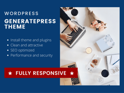 Responsive WordPress website using GeneratePress theme | Upwork