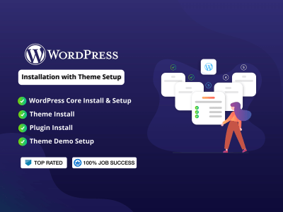 WordPress installation with Theme & plugins setup. | Upwork
