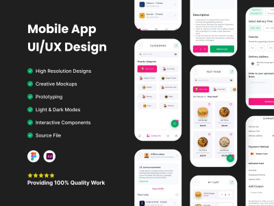 Mobile app UI UX design in Figma or Adobe Xd | Upwork