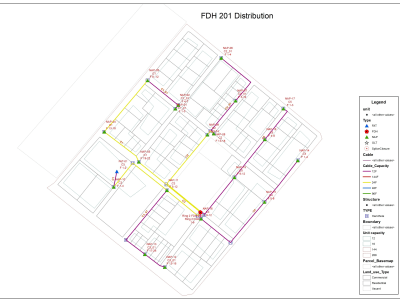 A detailed FTTX Design with BOM and Port Plans | Upwork