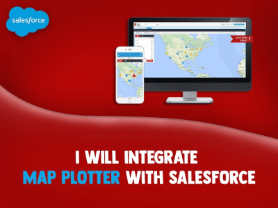 Salesforce integration with Map Plotter | Upwork