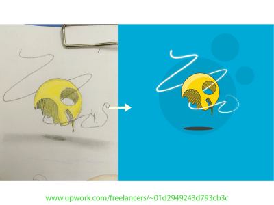 Your hand drawings turned into digital/Vector | Upwork