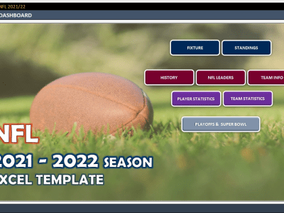 NFL dashboard Season 2021 | Upwork