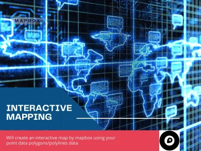 Interactive map by leaflet, Mapbox or Google Maps | Upwork