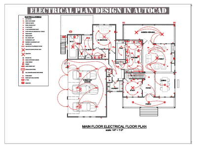 A professional Electrical and Lighting Plan for Floor Plan | Upwork