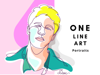 A Creative one-line art Portrait for Personal & Commercial use | Upwork