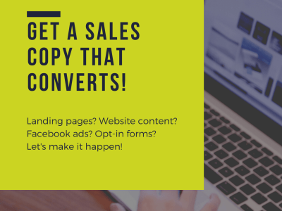 Sales Copywriting Services Online | Upwork