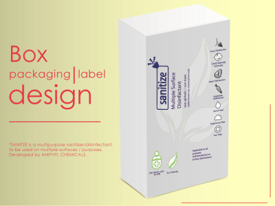 A market productive box packaging | label design for your product | Upwork