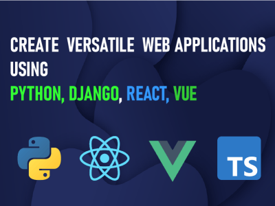 A full-stack application made using django, react, vue | Upwork