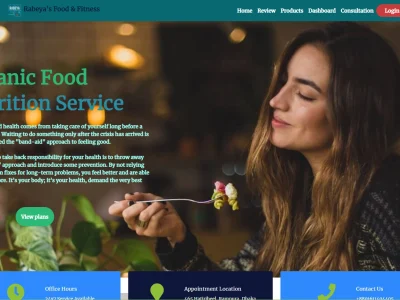 A Responsive Landing Page Design in React JS | Upwork