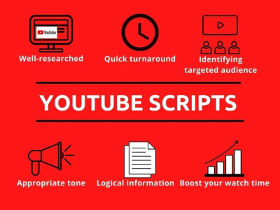 An engaging script for YouTube video | Upwork