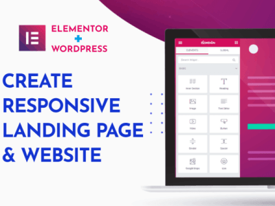 Responsive wordpress landing page design, elementor landing page | Upwork
