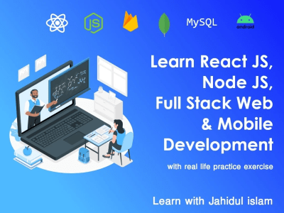 React js next js node js react native full stack development online ...