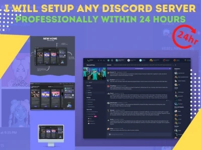 A professional Discord server within 24 hours | Upwork