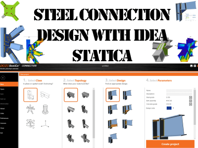 Steel connection design with ideastatica | Upwork