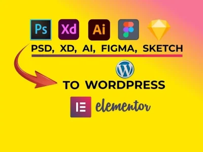 PSD, XD, Figma design to WordPress using elementor pro | Upwork
