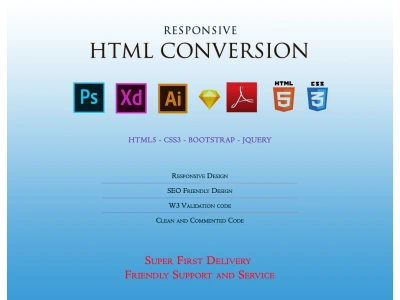 HTML, CSS, Bootstrap, Jquery Front-End Developer | Upwork