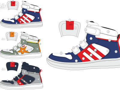 One complete Footwear Design Pack | Upwork