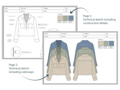 A professional 2-page tech pack | Upwork