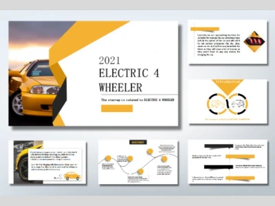 Modern pitch deck PowerPoint presentation | Upwork