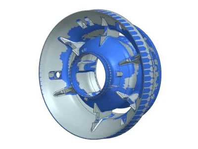 A reverse engineered 3D model (step) from scan data (stl) | Upwork