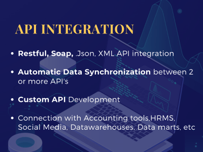 API intergated or a custom API | Upwork