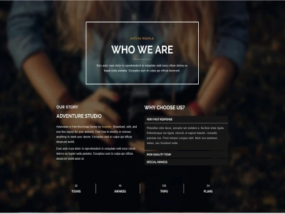 A website made with HTML CSS Bootstrap JavaScript | Upwork