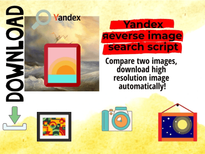 Reverse image search service through yandex image search site | Upwork